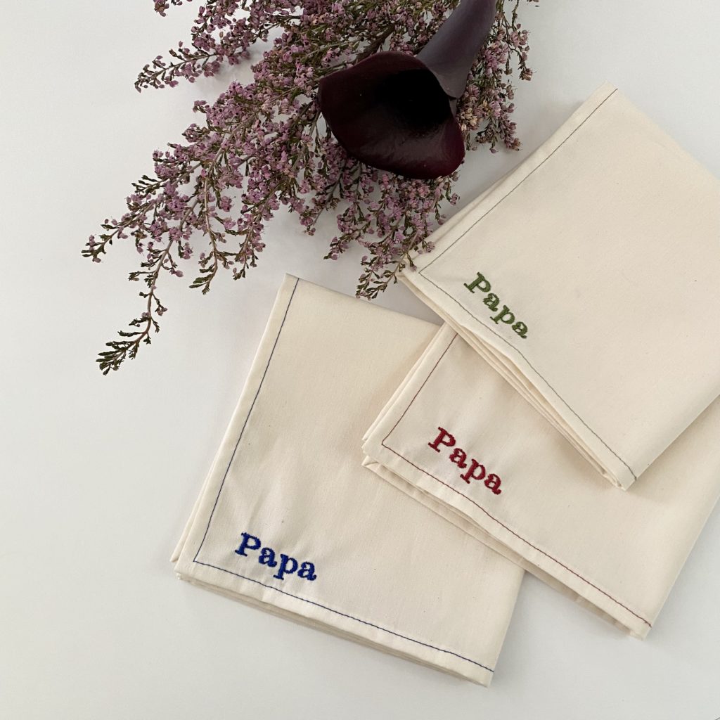 Mouchoirs en tissu bio – collection maya&bob - ernest&lulu