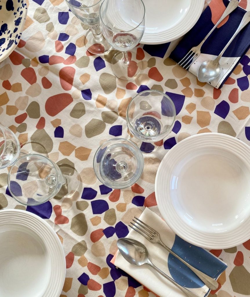 Nappe rectangulaire en tissu 250x150cm - ernest&lulu