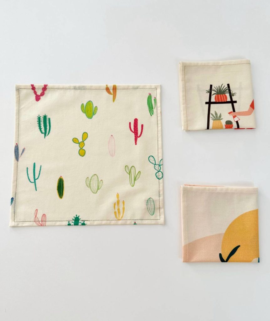 Mouchoirs en tissu bio – collection janie&luke - ernest&lulu