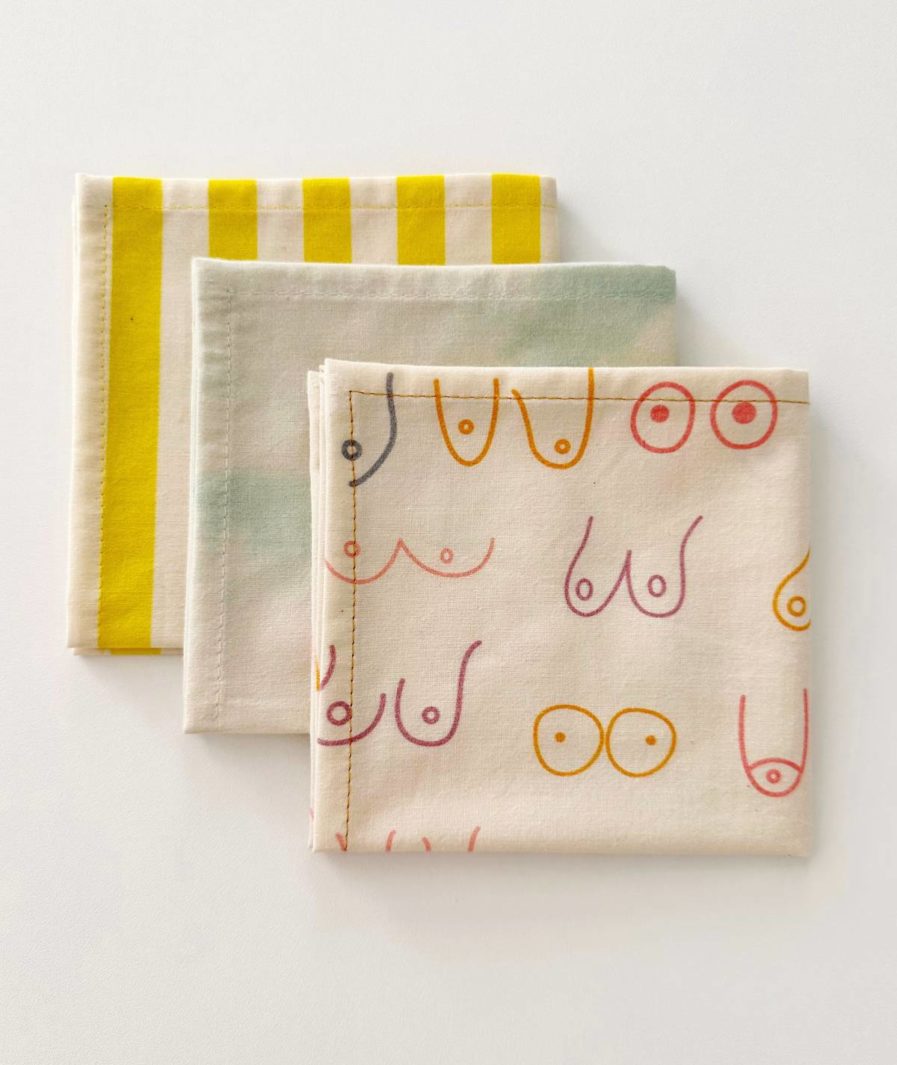 Mouchoir en tissu bio - Cirrostratus - ernest&lulu